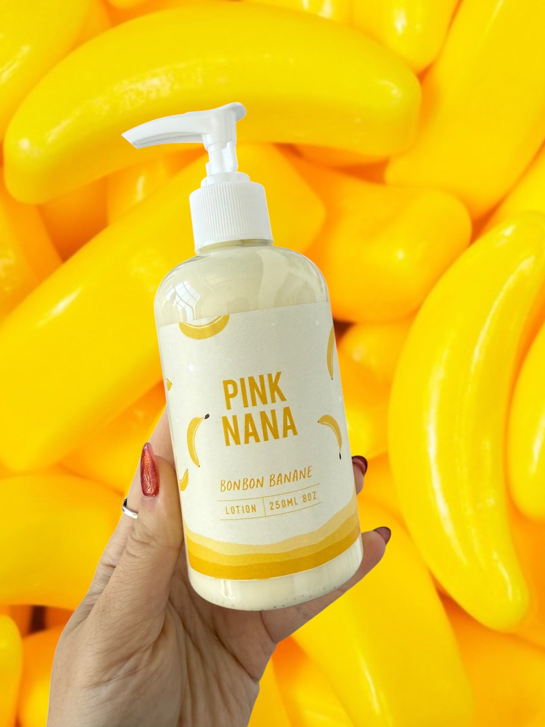 Lotion Bonbon banane – pinknanacosmetics